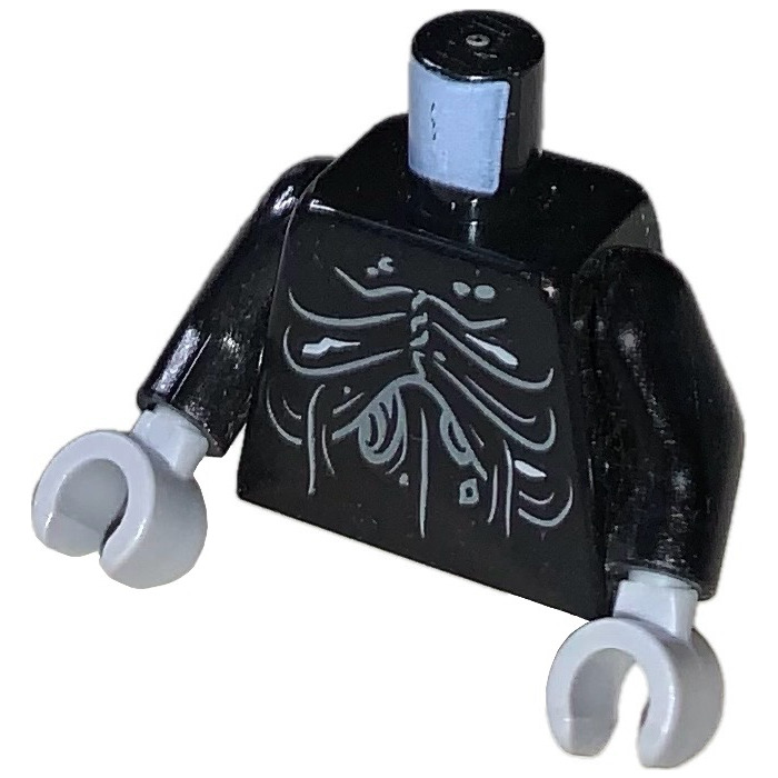 LEGO Black Dementor with Black Hood and Cape Minifig Torso (973 / 76382 ...
