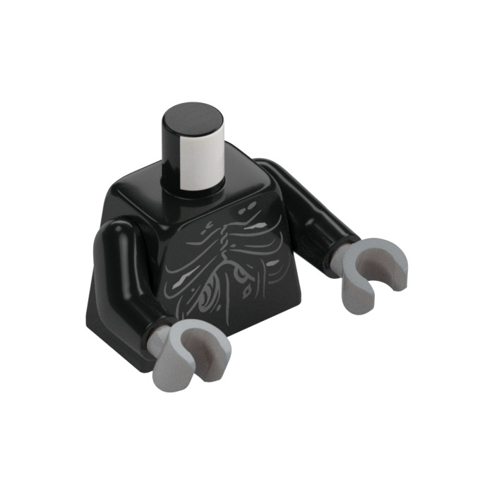 LEGO Black Dementor with Black Hood and Cape with Ghost Legs Minifig ...
