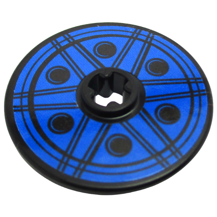 LEGO Black Disk 3 x 3 with Wheel Hubcap Sticker (2723) | Brick Owl ...