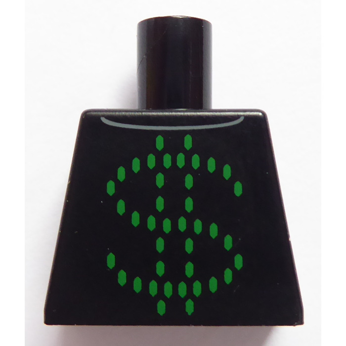 LEGO Black Dollar Bill Torso without Arms (973) | Brick Owl - LEGO ...