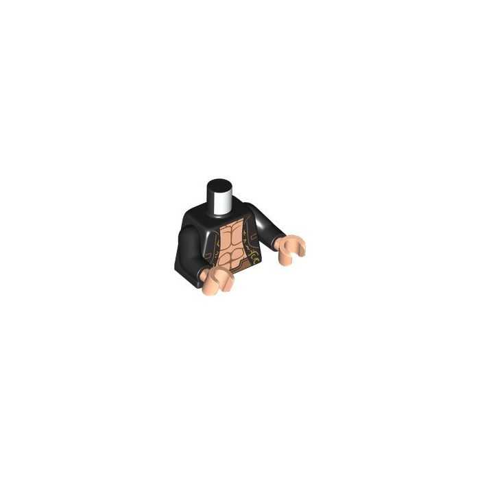 LEGO Black Dracule Mihawk Minifig Torso (973) | Brick Owl - LEGO ...