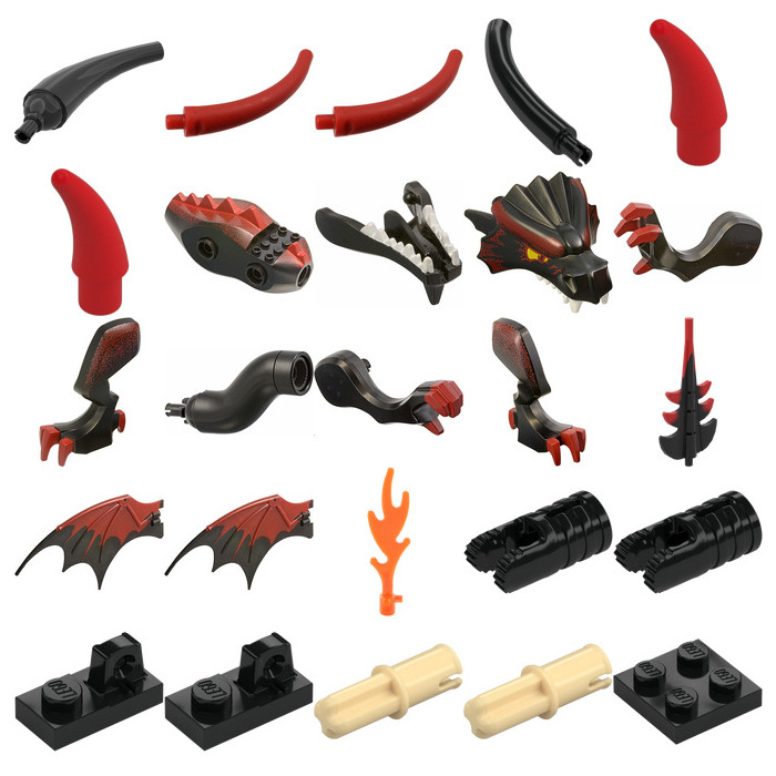 LEGO Black Dragon (Black) | Brick Owl - LEGO Marketplace