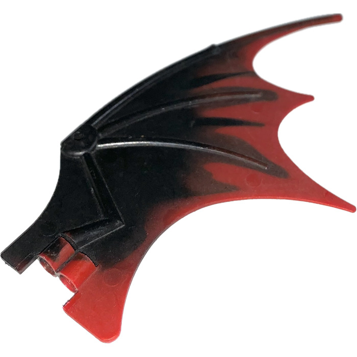 LEGO Dragon Wing 19 x 11 with Marbled Transparent Red Edge (51342 / ...