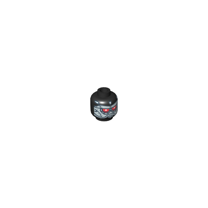LEGO Black Evil Robot Head (3626 / 10779) | Brick Owl