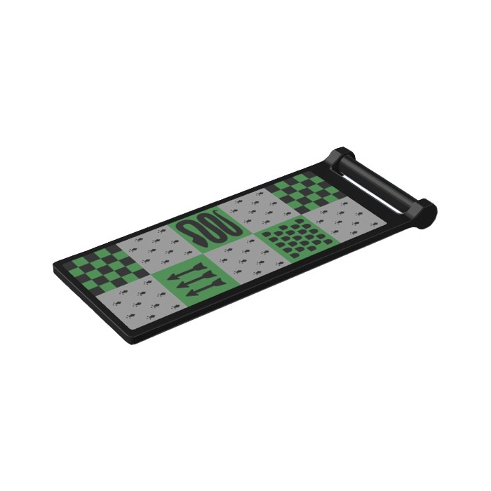 LEGO Flag 7 x 3 with Bar Handle with HP Slytherin House Banner (Both ...
