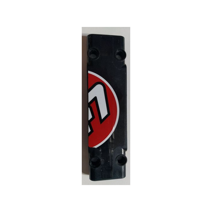 LEGO Black Flat Panel 3 x 11 with Left side of number (41) Sticker ...