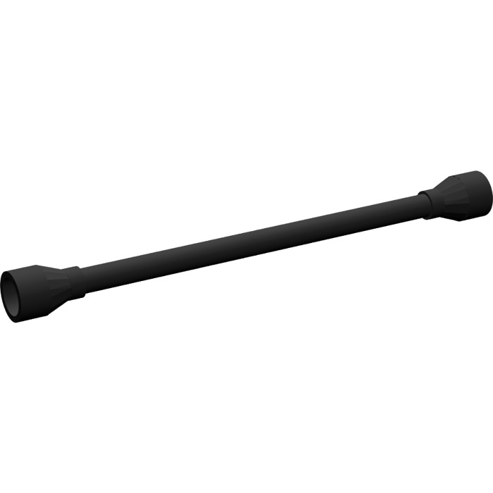 LEGO Black Flexible Hose 8.5L with Tabless Removable Ends (64230 ...