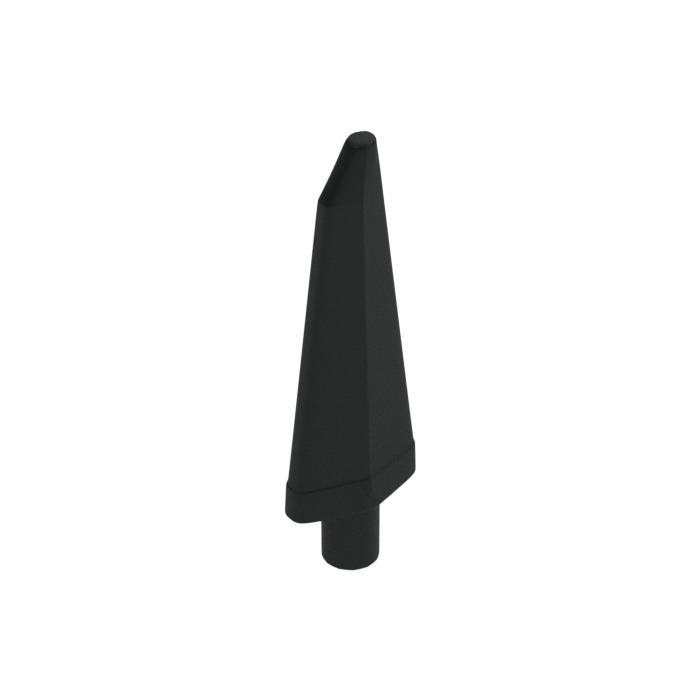 LEGO Black Flexible Spike Blade with Bar End (64727) | Brick Owl