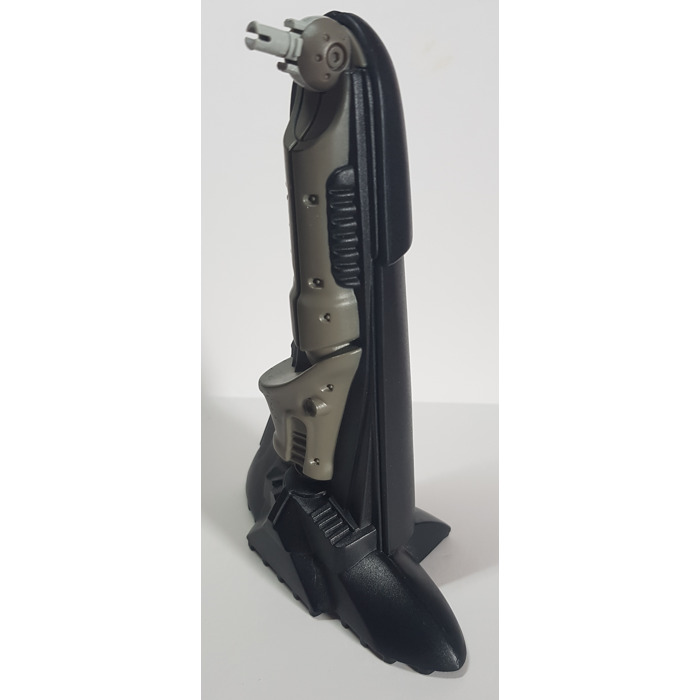 LEGO Black Galidor Leg (Left) with Light Gray Pin (43268) | Brick Owl ...