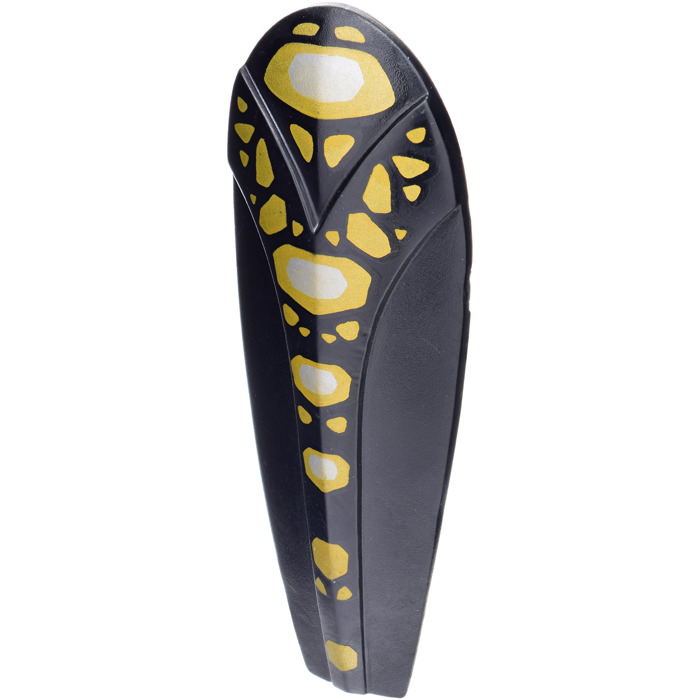 LEGO Black Galidor Shield 4 x 12 x 3 with Gold and Silver Spots (41396 ...