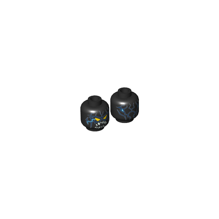 LEGO Black General Garg Minifigure Head (3626 / 34105) | Brick Owl