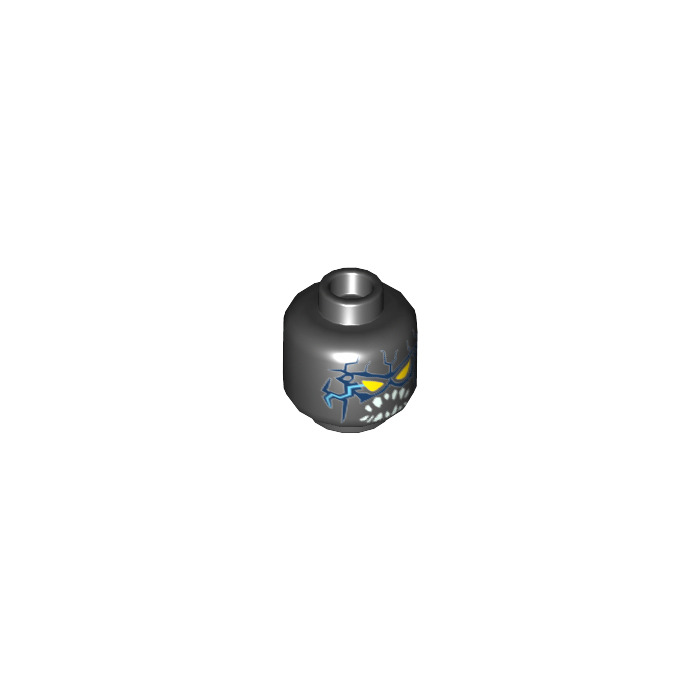 LEGO Black General Garg Minifigure Head (3626 / 34105) | Brick Owl
