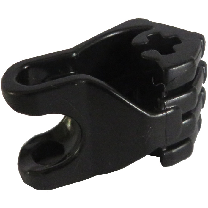 LEGO Black Hand with Joint Socket and Axle Hole with 4 Fingers (93575 ...