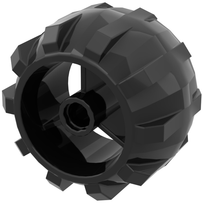 LEGO Hard Plastic Wheel with Treads (30324) | Brick Owl - LEGO Marketplace