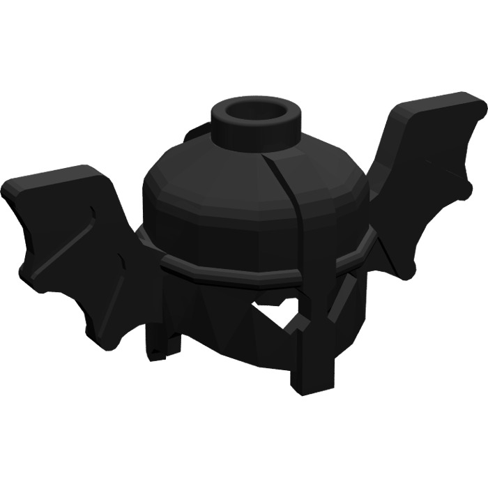 LEGO Black Helmet with Bat Wings (30105) | Brick Owl - LEGO Marketplace