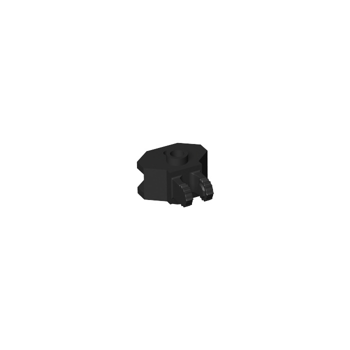 LEGO Black Hinge 1 x 2 Locking with Towball Socket (30396 / 51482 ...