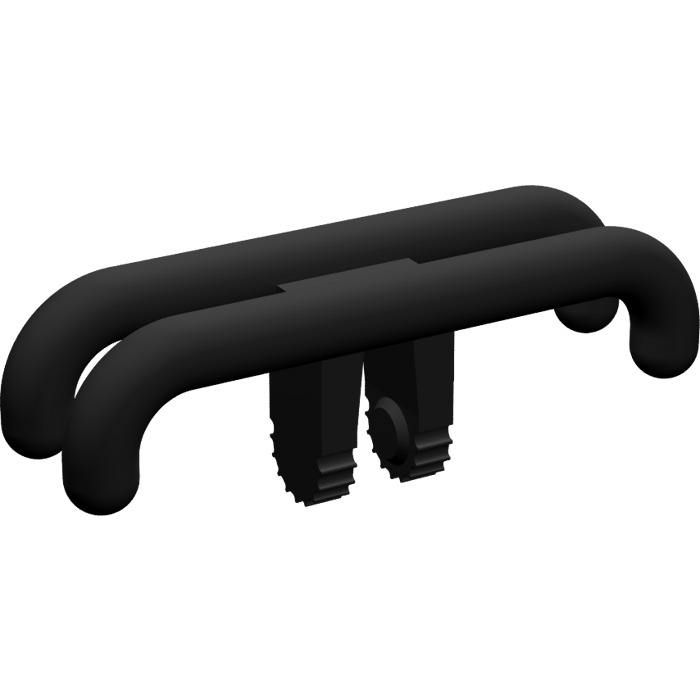 LEGO Black Hinge 1 x 4 Pantograph with 2 Fingers (2922) | Brick Owl ...