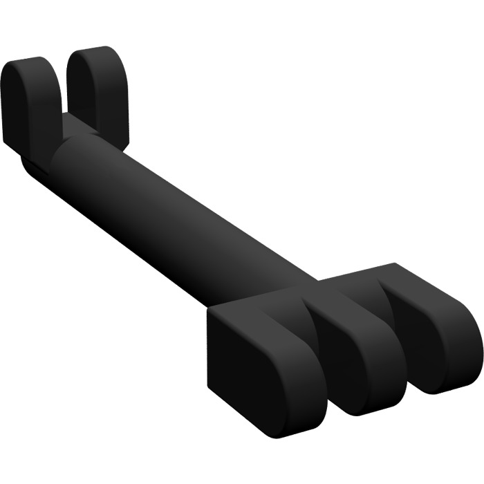 LEGO Black Hinge Bar with Fingers (2923) | Brick Owl - LEGO Marketplace