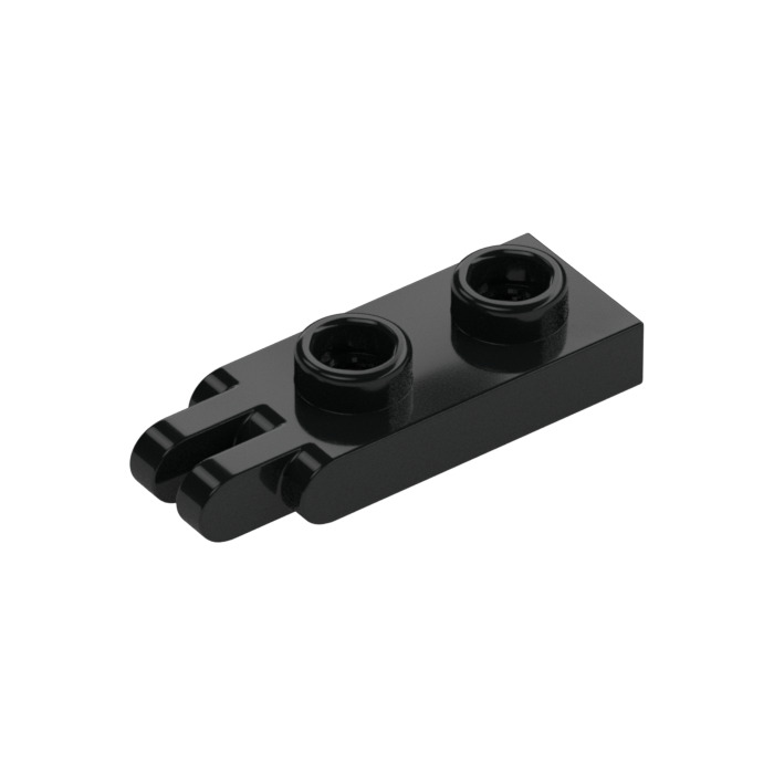LEGO Black Hinge Plate 1 x 2 with 2 Fingers Hollow Studs (4276) | Brick ...