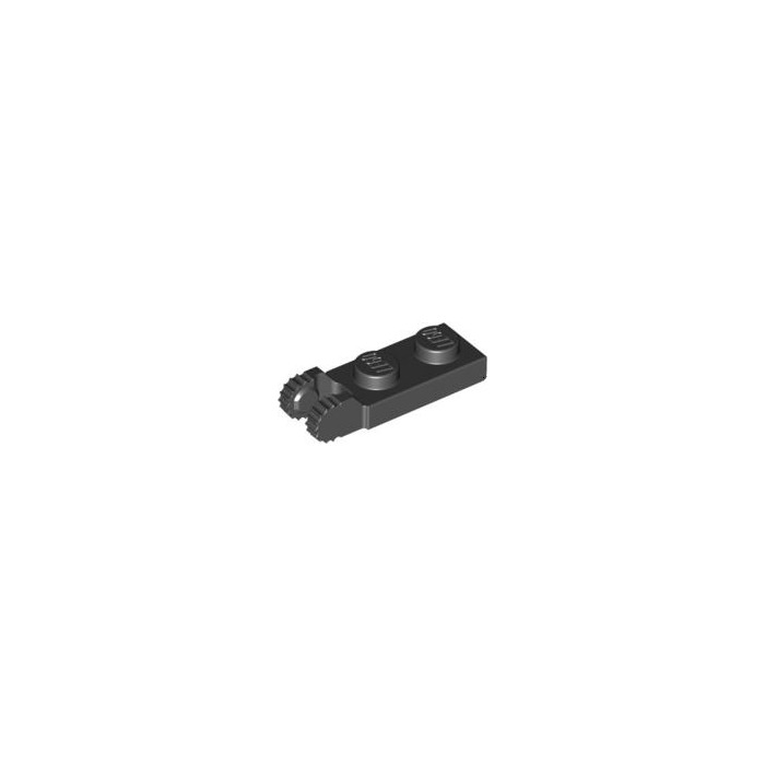 LEGO Black Hinge Plate 1 x 2 with Dual Fingers (44302 / 54657) | Brick Owl