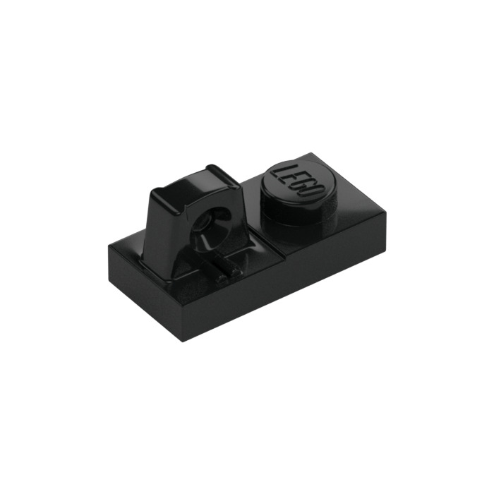 LEGO Black Hinge Plate 1 x 2 with Top Finger (30383 / 53922) | Brick ...