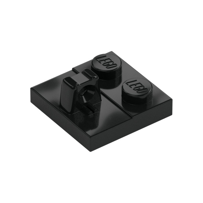 LEGO Black Hinge Plate 2 x 2 with Top Finger (53968 / 92582) | Brick ...