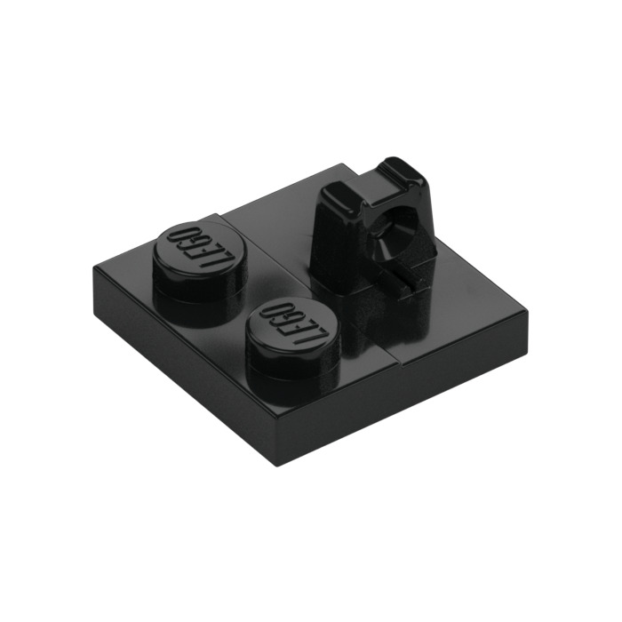 LEGO Black Hinge Plate 2 x 2 with Top Finger (53968 / 92582) | Brick ...