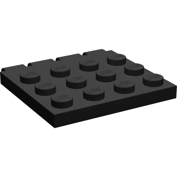 LEGO Black Hinge Plate 4 x 4 Vehicle Roof (4213 / 30001) | Brick Owl ...