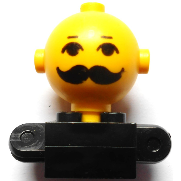 LEGO Homemaker Figure with Yellow Head with Eyebrows and Moustache ...