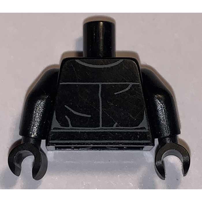 LEGO Black Imperial Navy Trooper (Light Flesh Head) Minifig Torso (973 ...