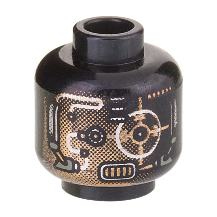 LEGO Black Insectoids Droid with Copper and Silver Pattern Head (3626 ...