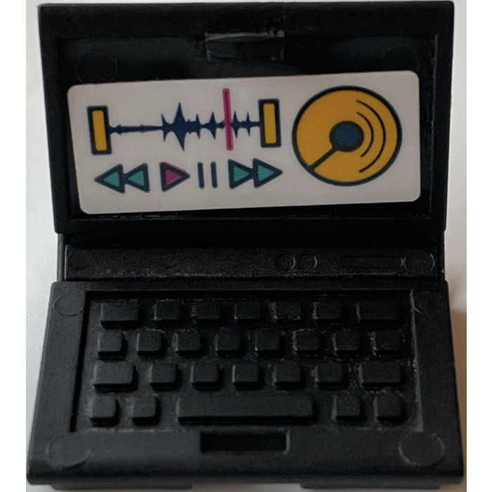 LEGO Laptop with Sound Recording Sticker (18659) | Brick Owl - LEGO ...