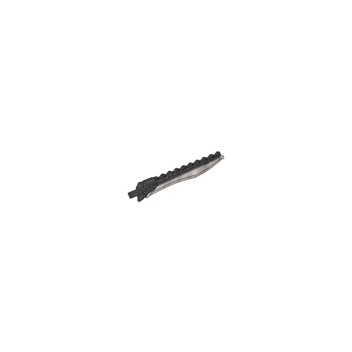LEGO Black Large Sword with Saw and Flat Silver Blade (98568) | Brick Owl