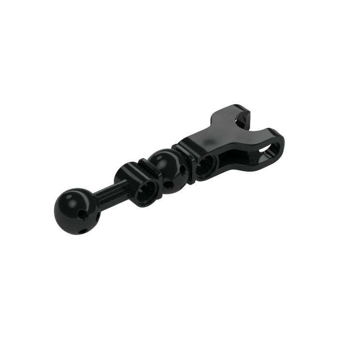 LEGO Black Long Ball Joint on Axle with Ball Socket and Beam (90607 ...