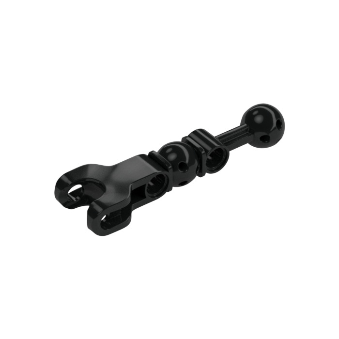 LEGO Black Long Ball Joint on Axle with Ball Socket and Beam (90607 ...
