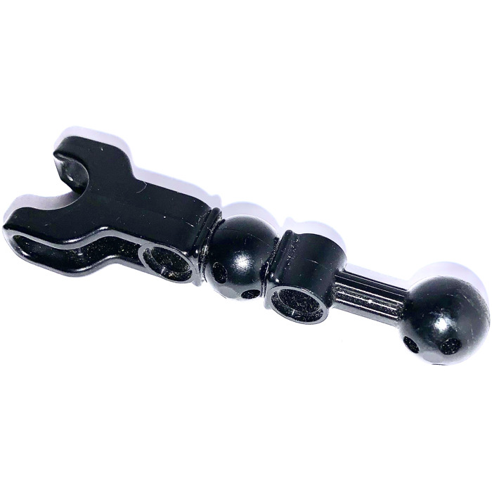 LEGO Black Long Ball Joint on Axle with Ball Socket and Beam (90607 ...