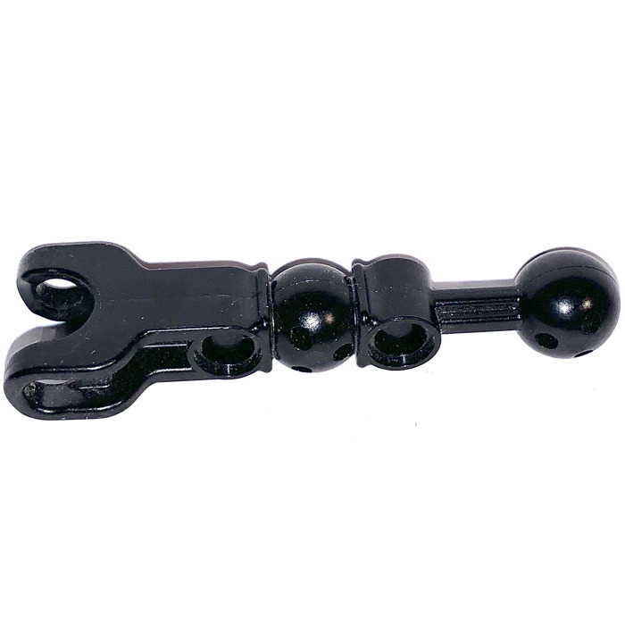 LEGO Black Long Ball Joint on Axle with Ball Socket and Beam (90607 ...