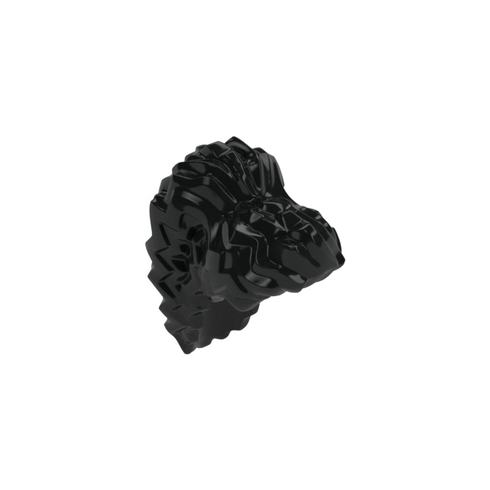 LEGO Black Long Curly Big Hair (80700) | Brick Owl - LEGO Marketplace