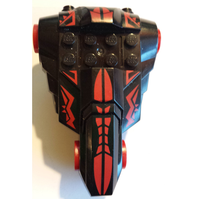 LEGO Black Lord Vladek Torso with Red Markings (47477) | Brick Owl ...