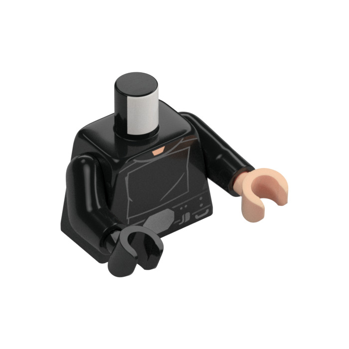 LEGO Luke Skywalker with Jedi Master Outfit and Mid-Length Hair (Smile ...