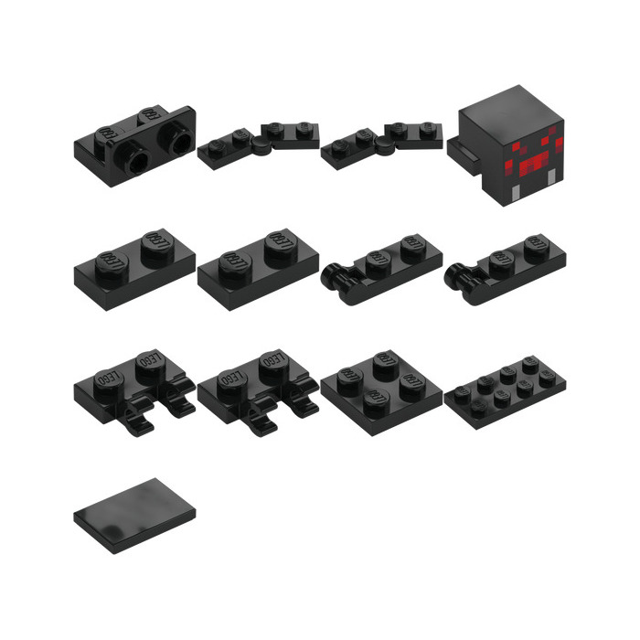 LEGO Minecraft Spider with Bracket for Jockey with Gray Fangs | Brick Owl