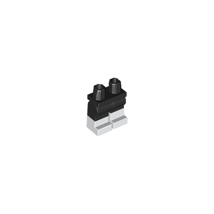LEGO Black Minifigure Hips and Legs with White Boots (21019 / 77601 ...
