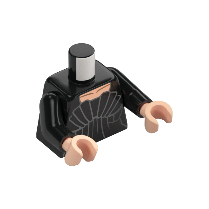LEGO Black Narcissa Malfoy with Legs Minifig Torso (3814 / 76382 ...
