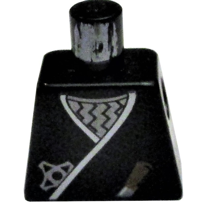 LEGO Ninja - Black Torso without Arms (973) | Brick Owl - LEGO Marketplace