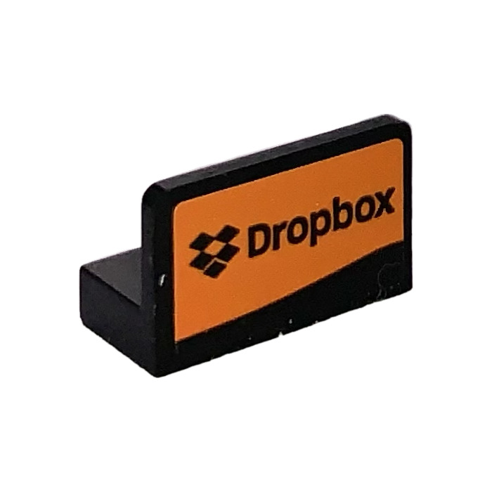 レゴ パネル 1 x 2 x 1 と Dropbox (左) ステッカー 丸い角付き (4865) | Brick Owl - LEGO 市場