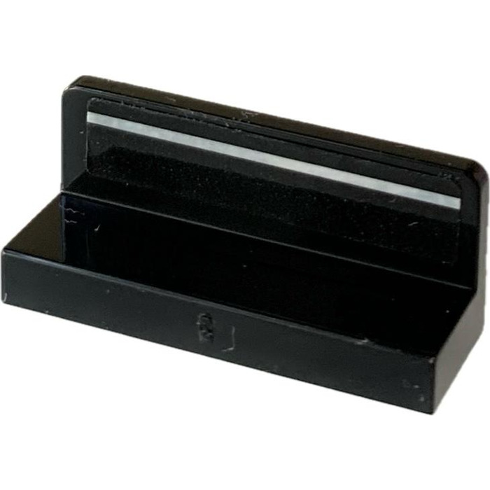LEGO Black Panel 1 x 3 x 1 with White straight Line Sticker (23950 ...