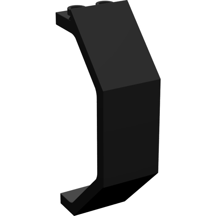 LEGO Black Panel 3 x 2 x 6 Angled (2466 / 30226) | Brick Owl - LEGO ...