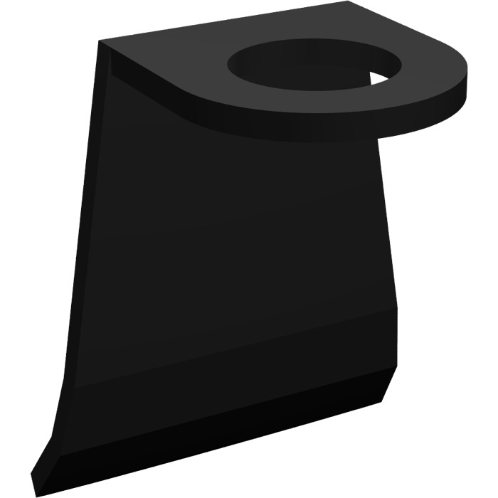 LEGO Black Plastic Cape with Curved End (4524) | Brick Owl - LEGO ...