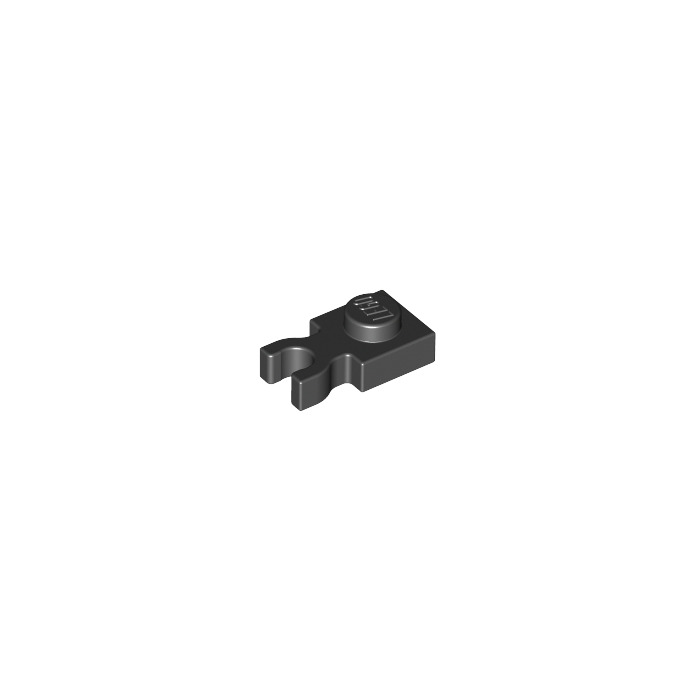 LEGO Black Plate 1 x 1 with Vertical Clip (Thick 'U' Clip) (4085 / ...