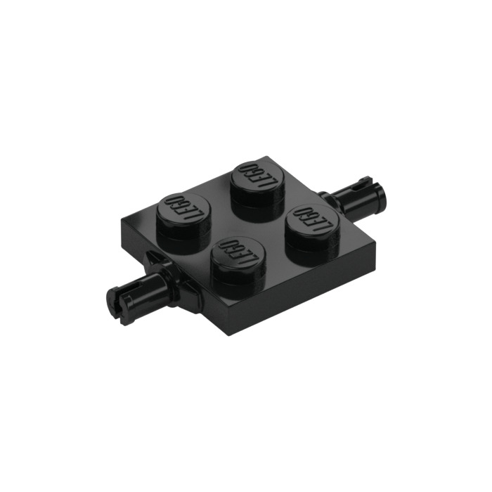 LEGO Plate 2 x 2 with Two Wheel Holder Pins (4600 / 67687) | Brick Owl ...